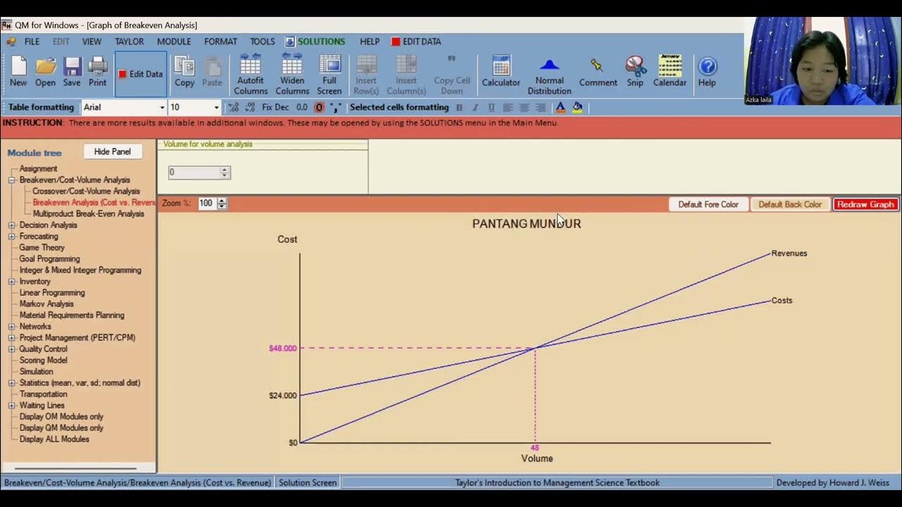 PROJECT 1 - Tutorial menggunakan Software POM QM - YouTube