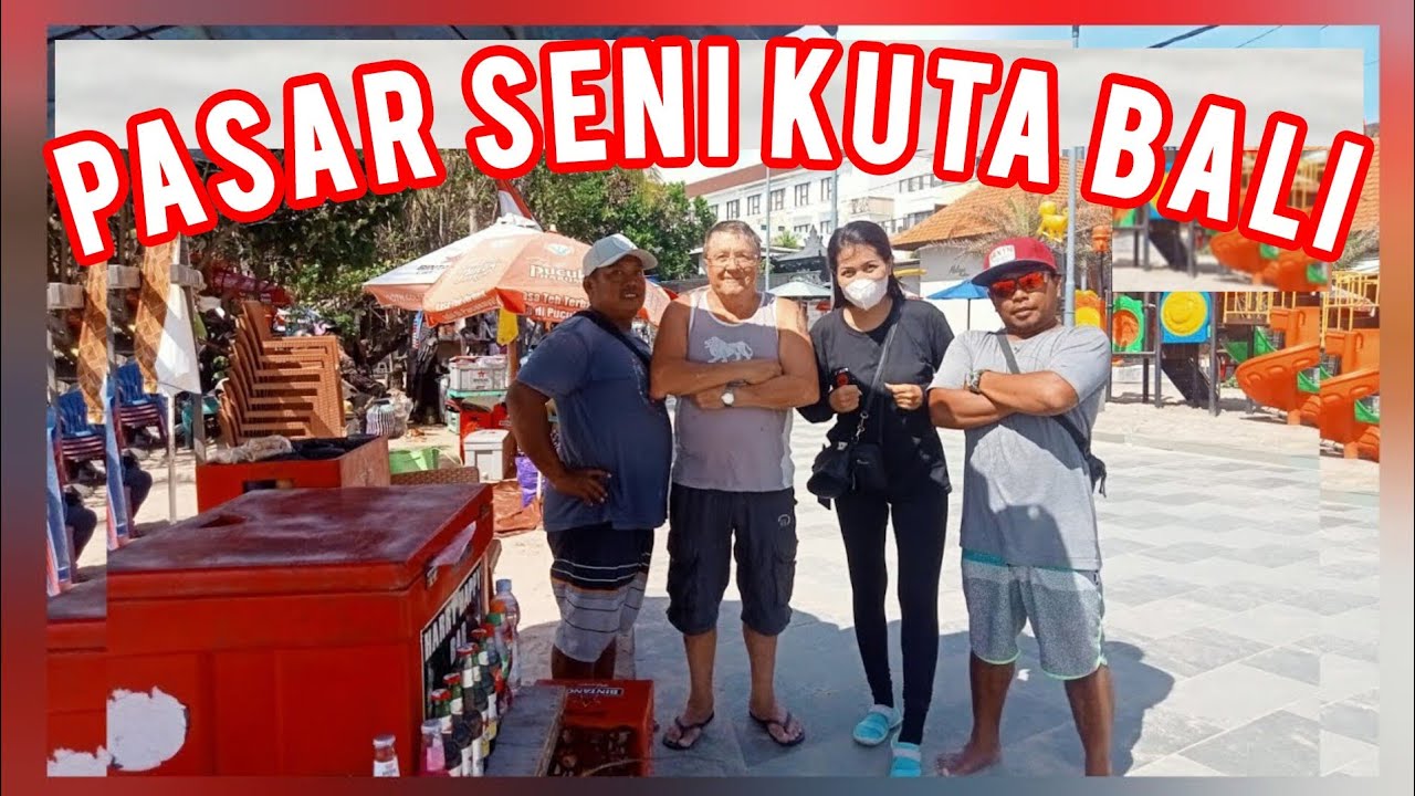 PASAR SENI KUTA BALI - YouTube