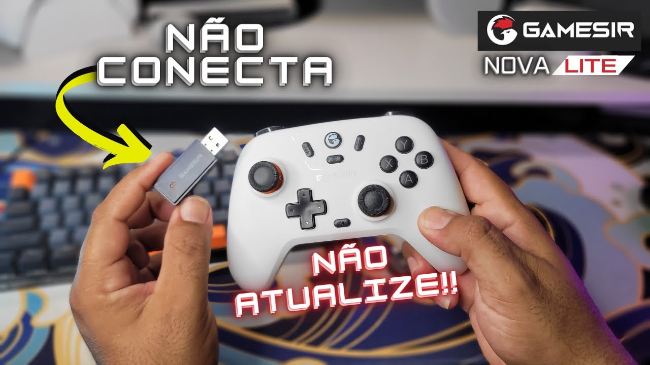 COMO CONECTA SEU CONTROLE (GAMESIR-NOVA LITE) PC,ANDROID, IOS, SWITCH - YouTube