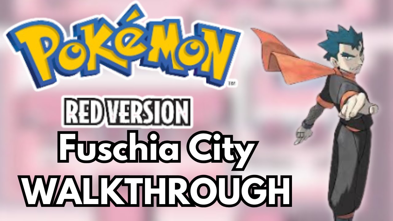 Pokemon Red GB Fuchsia City Walkthrough | TheAnonymousBear - YouTube