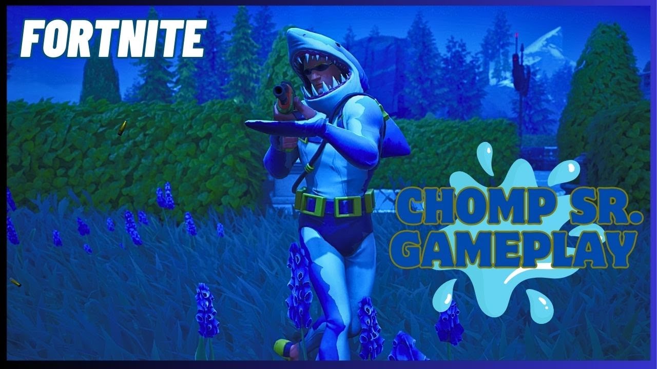 FORTNITE - CHOMP SR. Gameplay. - YouTube