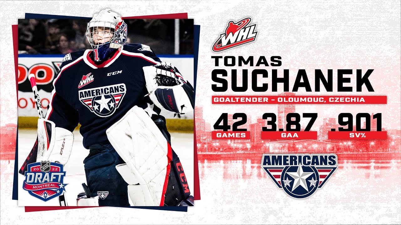 2022 NHL Draft Highlight Reel - Tomas Suchanek - YouTube