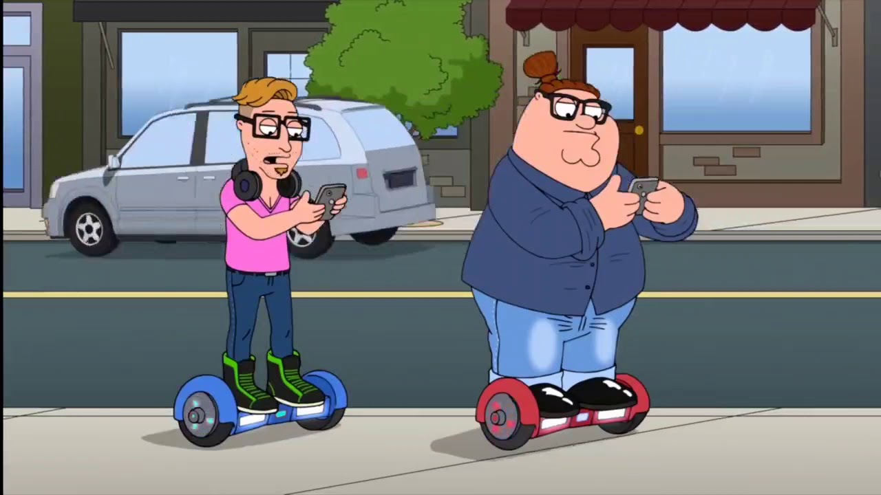 Peter Griffin Hoverboard - YouTube