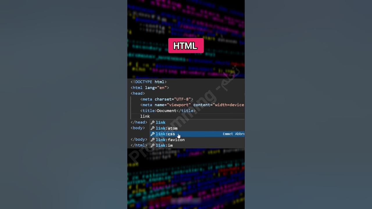 How to link css to html in vscode developer programming javascript html coding webdevelopment💻🌐 ...