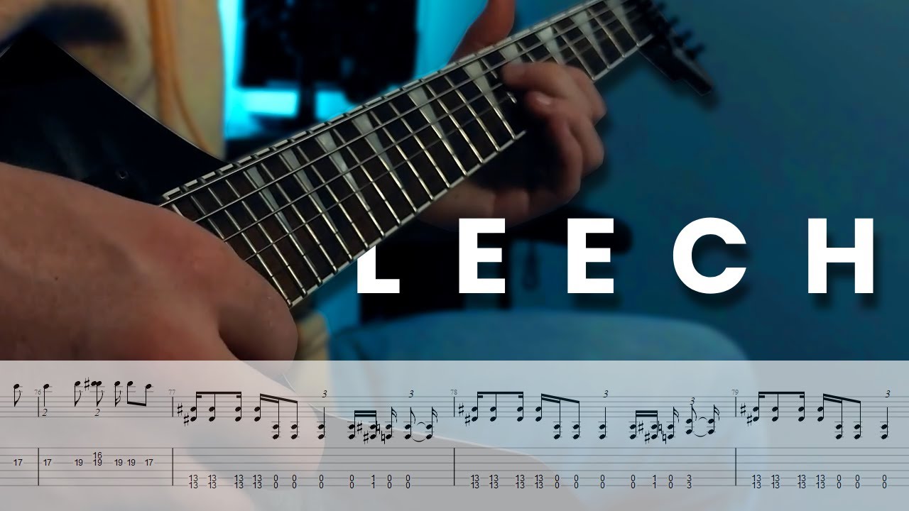 Seether - Leech (GUITAR COVER + TABS) - YouTube