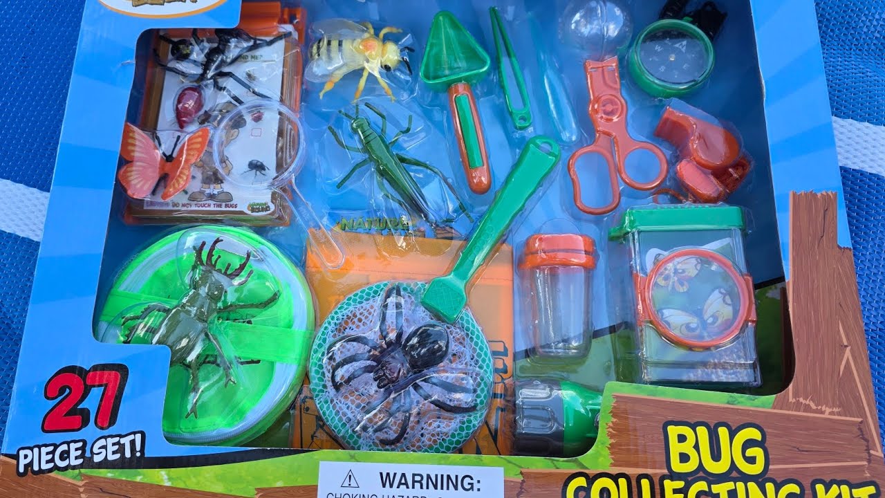 Unboxing a bug collecting kit and going on a bug hunt. - YouTube