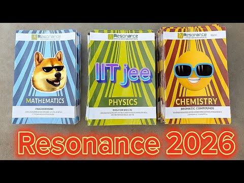 2026 IIT JEE study material resonance kota - YouTube