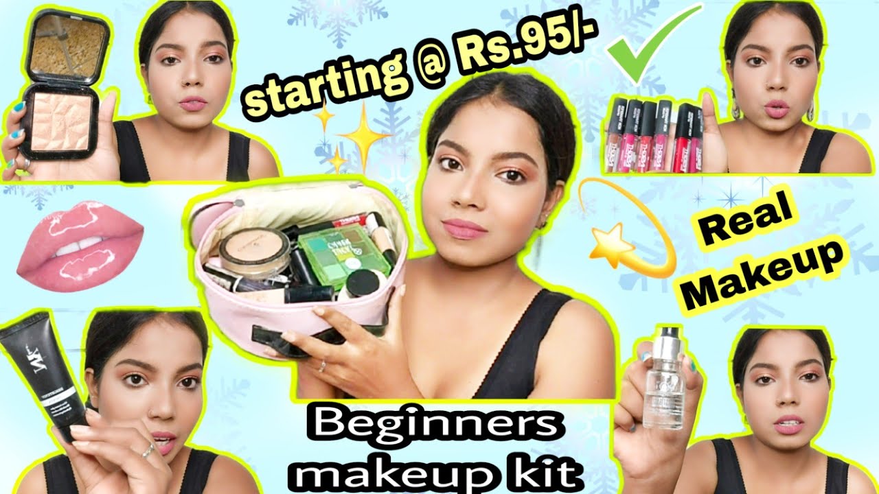 Real Super Affordable Beginners Makeup Kit || Makeup Kit for Girls ...