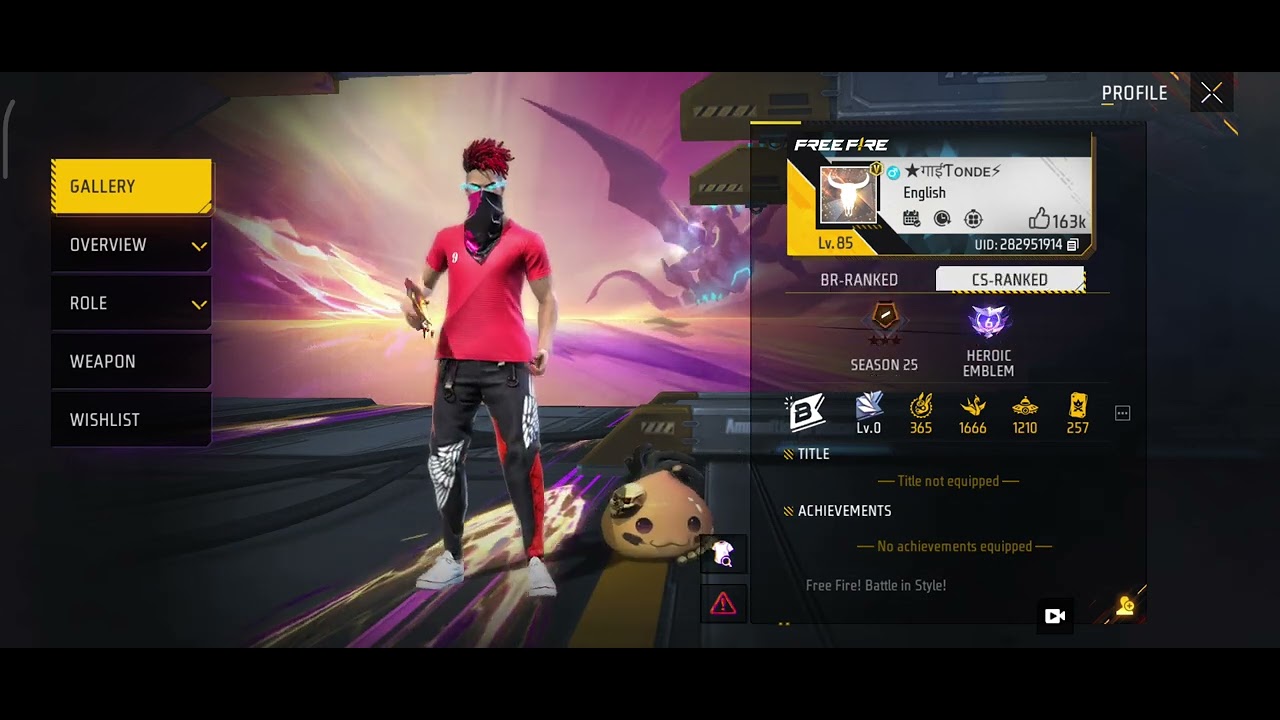 tonda gamer ki free fire uid - YouTube