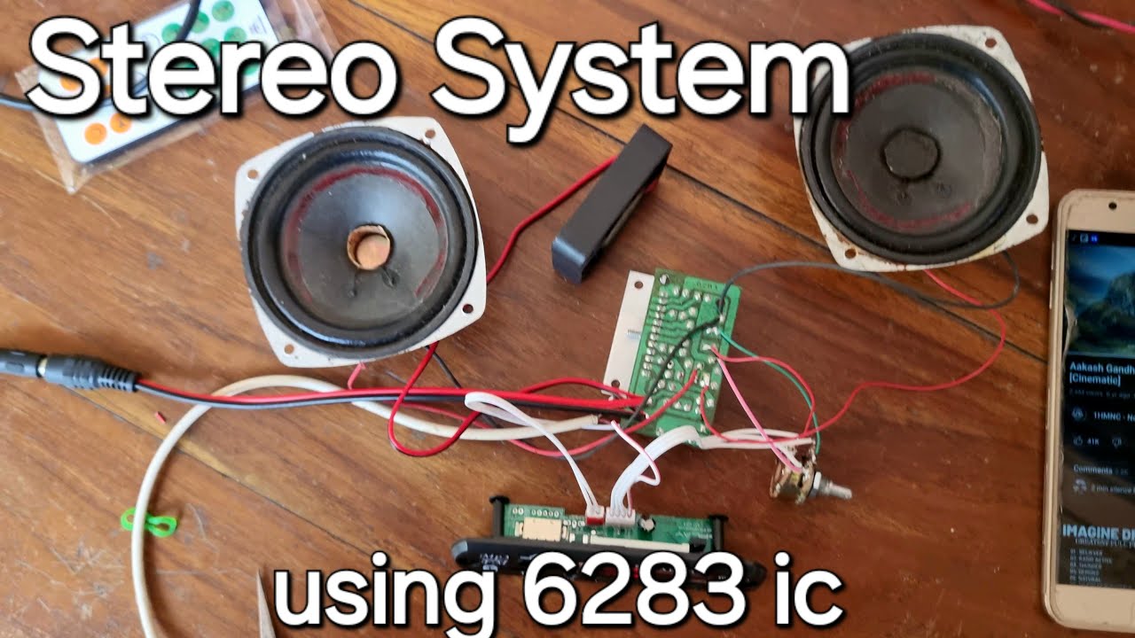 6283 single ic board full wiring in detail at home || in low budget ...