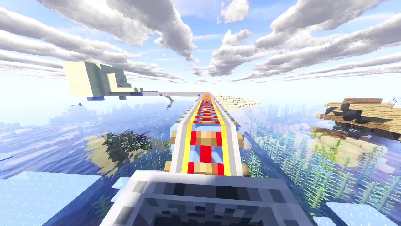 Minecraft cart ride - YouTube