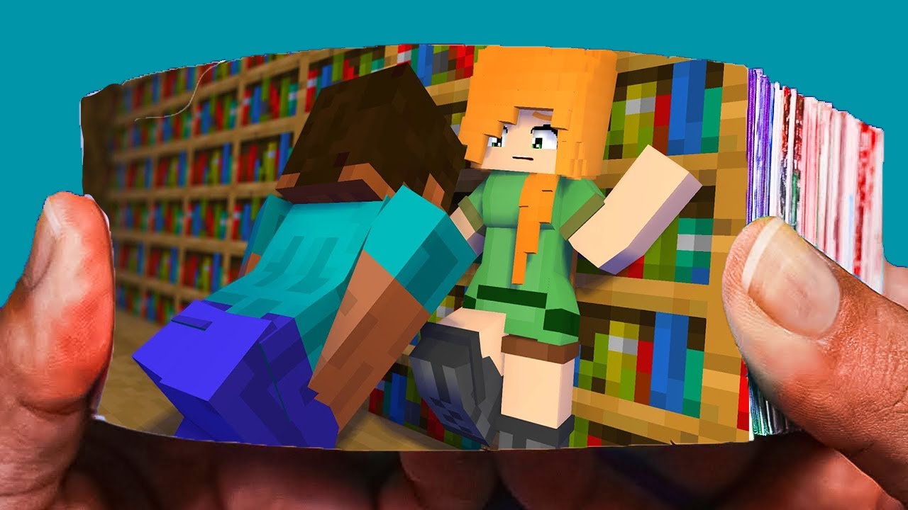 Minecraft Anime - FlipBook Animation - YouTube