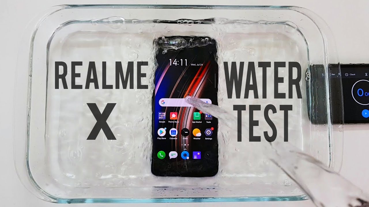 Realme X Water Test! Actually Waterproof? - YouTube