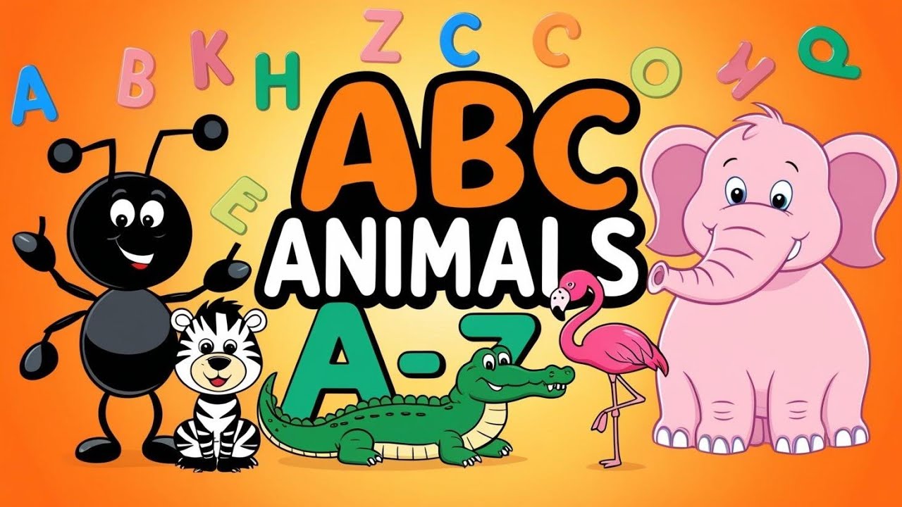 ABC Animals A-Z 🎶| Phonics alphabet Song | Learn Animals For Kids ...