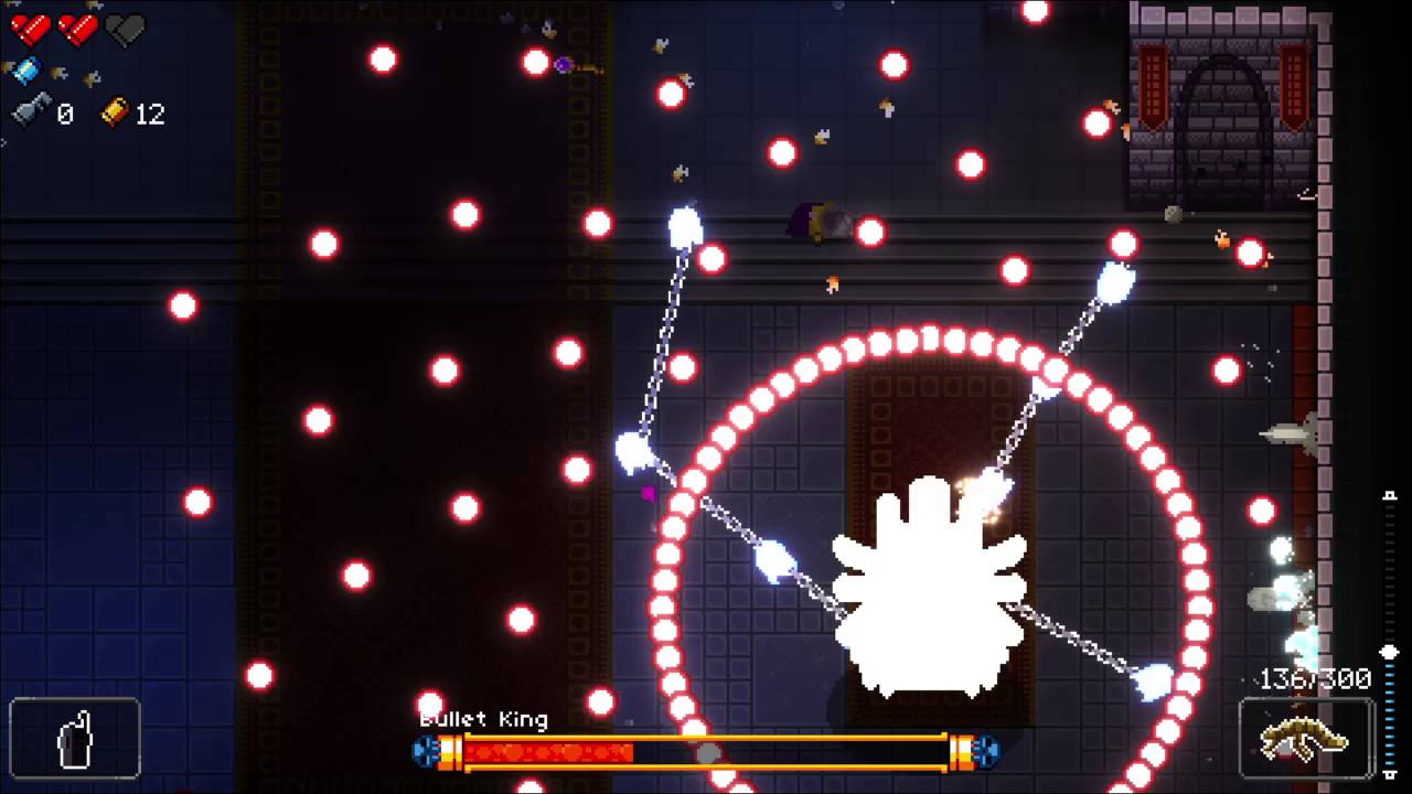 Enter the Gungeon Bullet King Boss Fight - YouTube