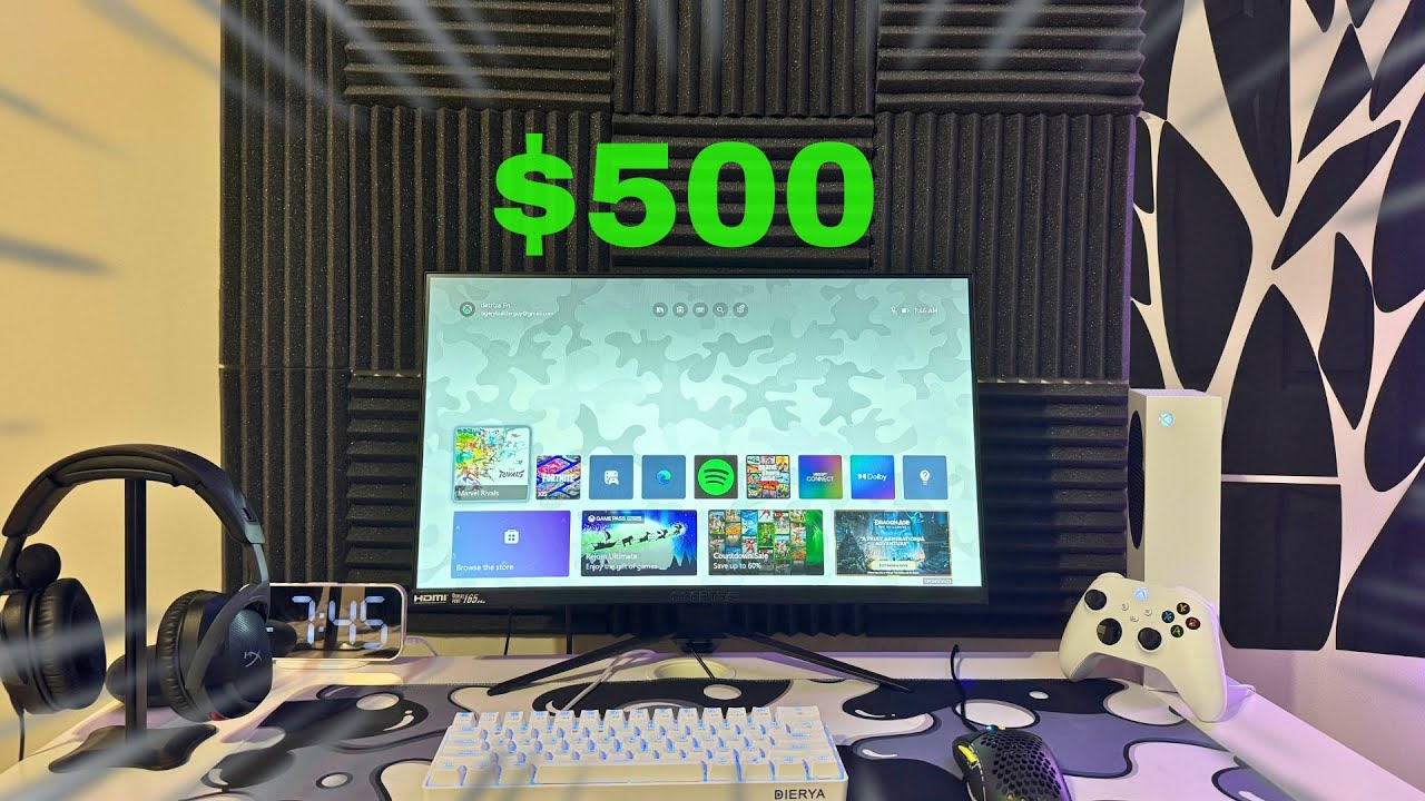 Building The BEST Gaming Setup For $500 - YouTube