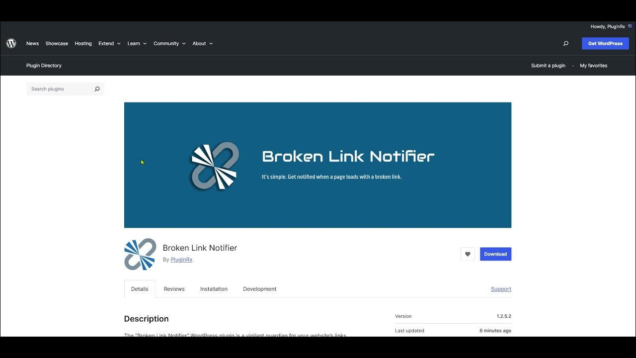 Broken Link Notifier (WordPress Plugin) - YouTube