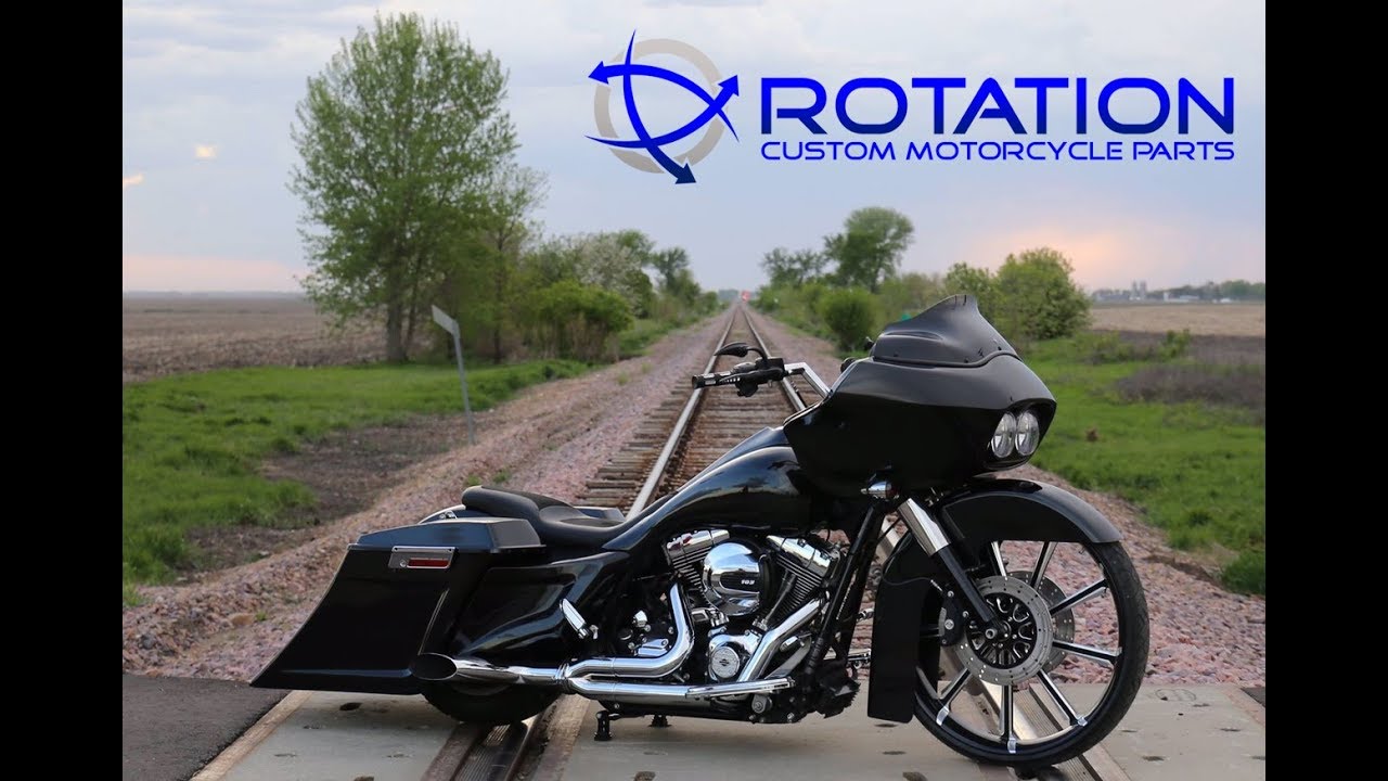Rotation Spinning Atlas DarkSide Custom Motorcycle Wheel - YouTube