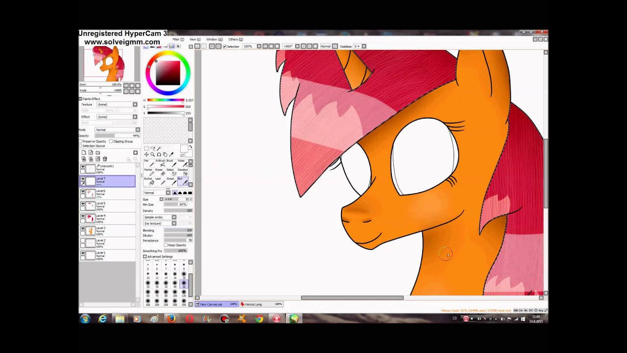 MLP speedpaint - my oc - YouTube