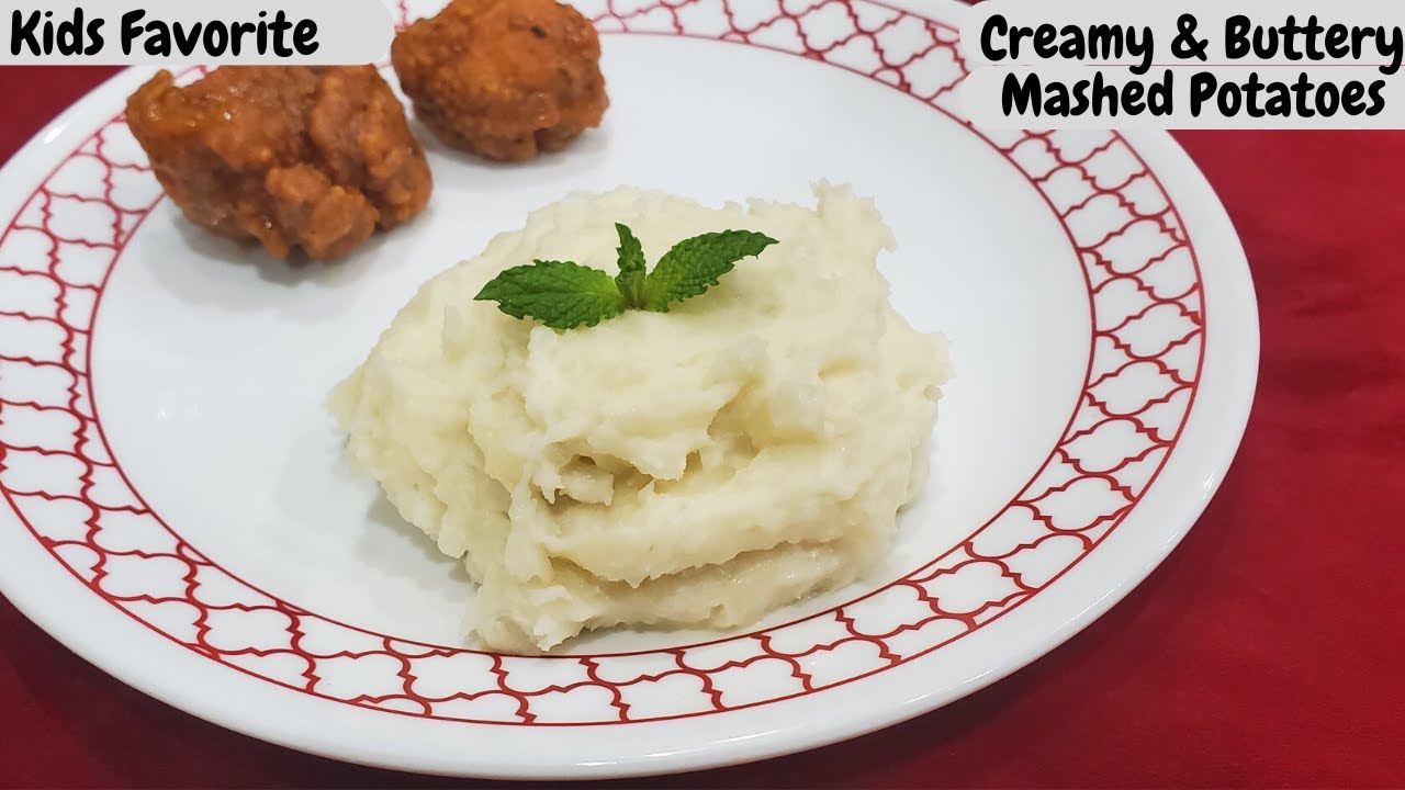Kids Favorite Creamy Mashed Potatoes Recipe | Kids Lunchbox ideas - YouTube