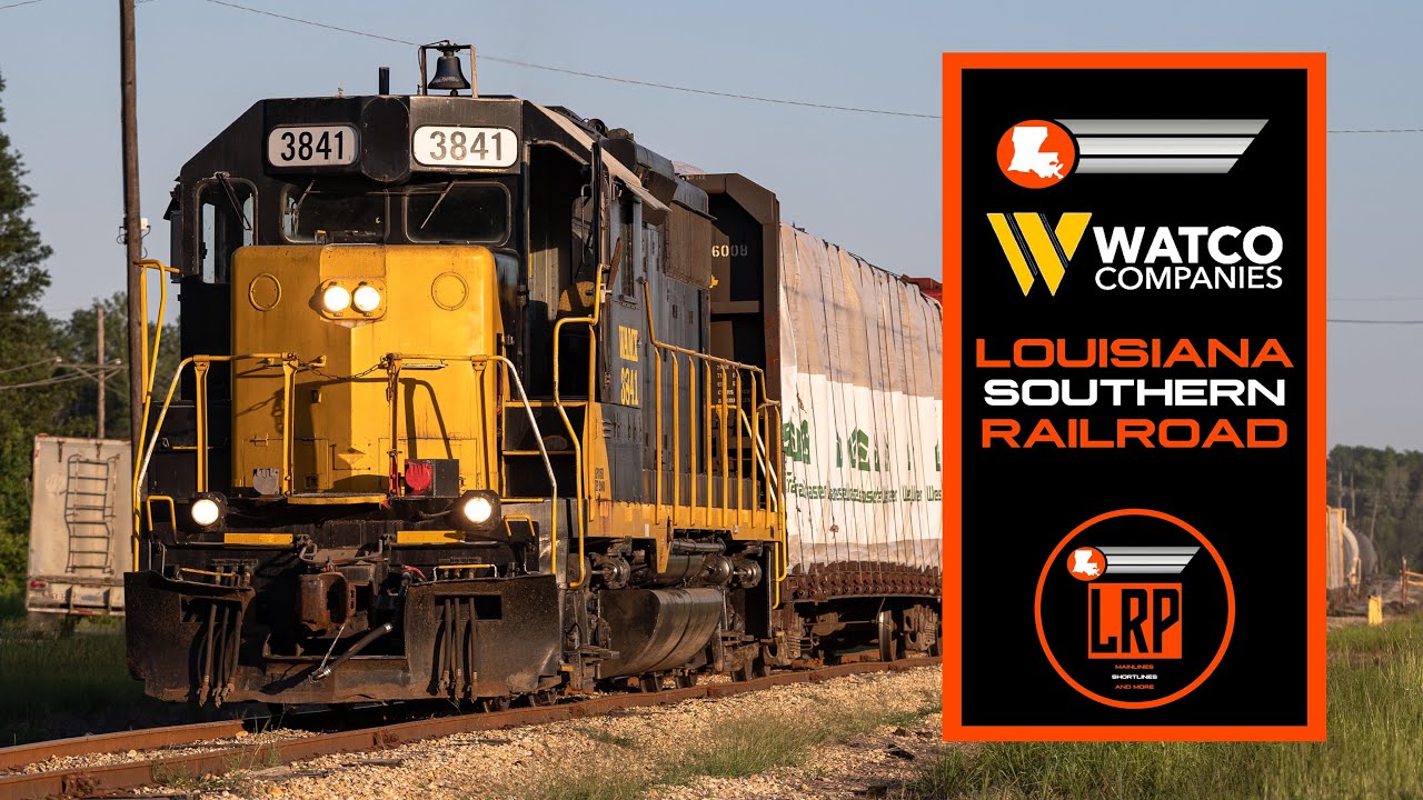 Watco’s Louisiana Southern Railroad! - YouTube