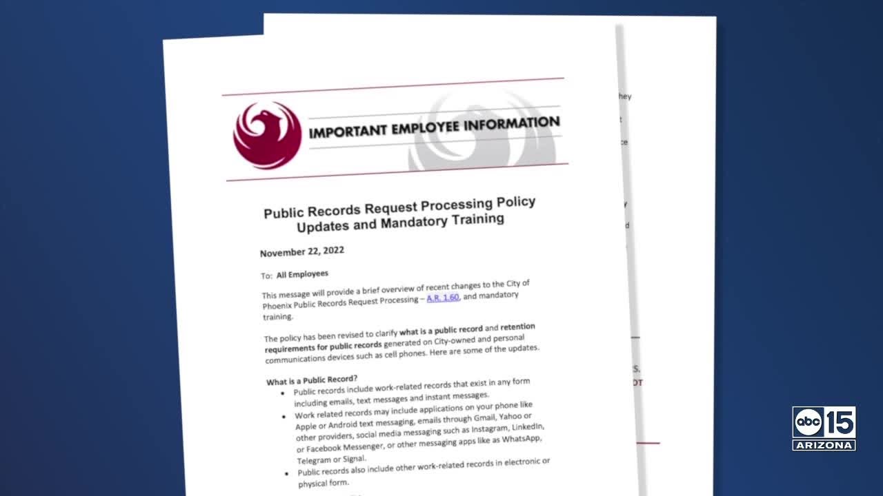 ABC15 investigation forces Phoenix to update record policy, train 14k ...
