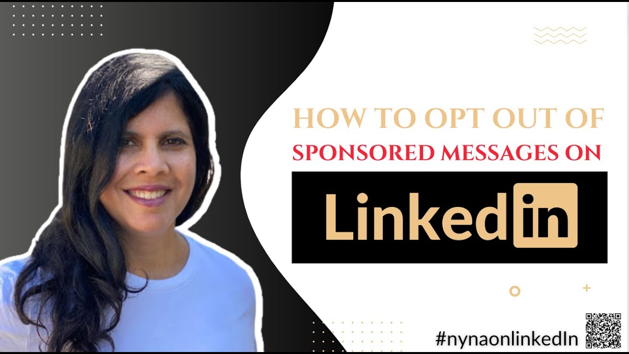 How to Opt Out of Sponsored Messages on LinkedIn - YouTube
