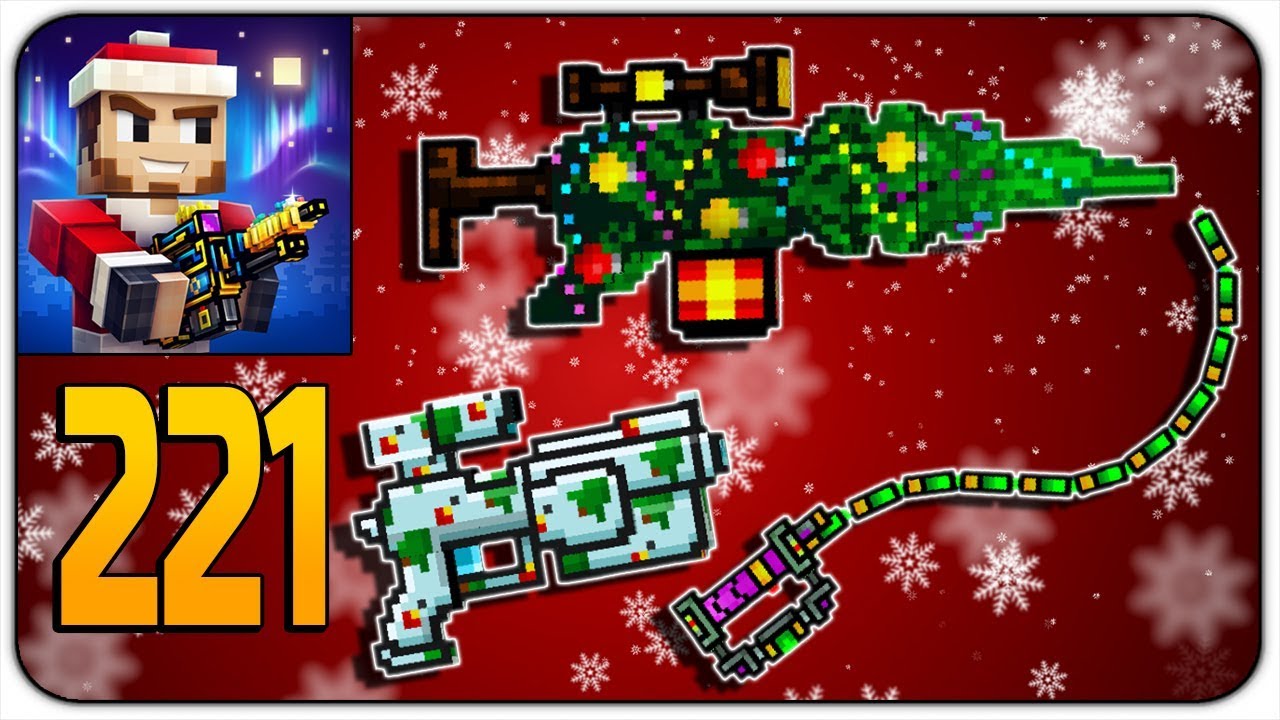 Pixel Gun 3D - Gameplay Walkthrough Part 221 - Christmas Skins - YouTube