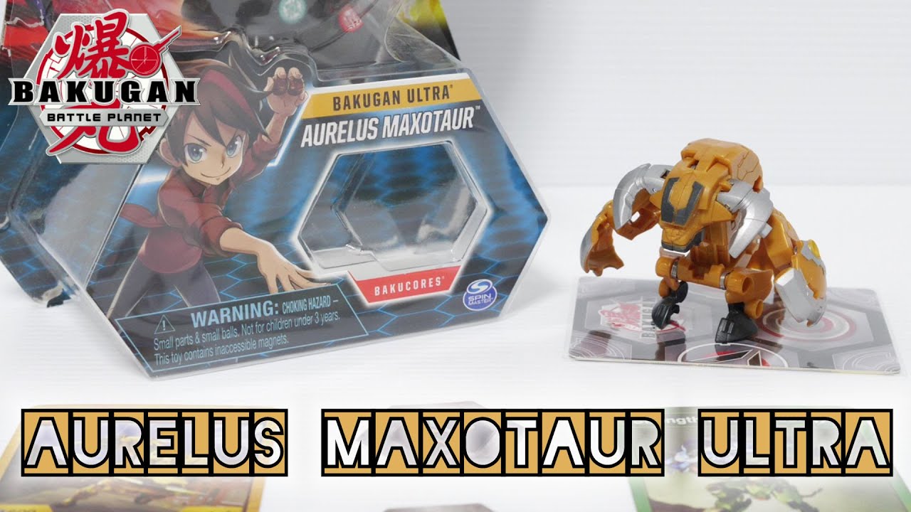 AURELUS MAXOTAUR ULTRA Single Pack | Battle Planet | BAKUGAN UNBOXING ...