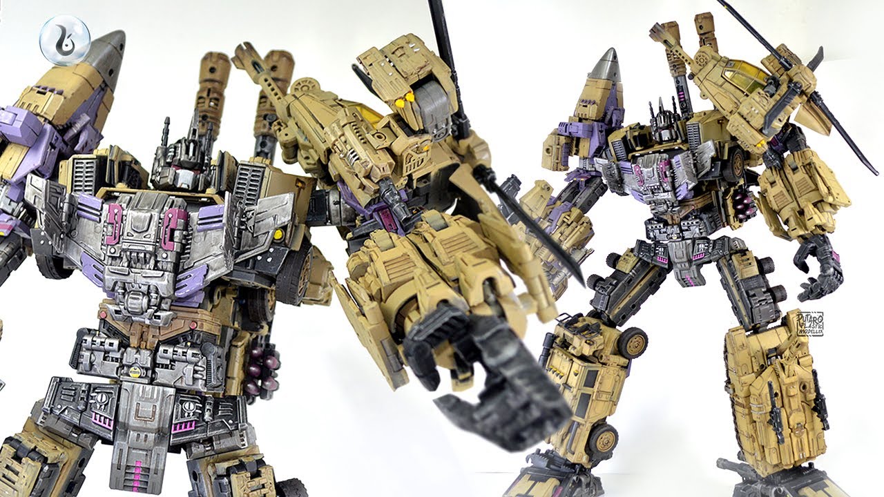 Transformers Combiner Bruticus Customize Paint - YouTube