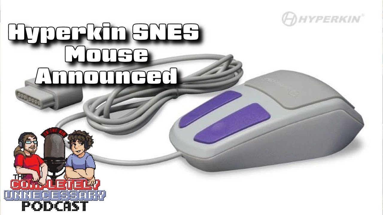 SNES Mouse Released by Hyperkin - #CUPodcast - YouTube