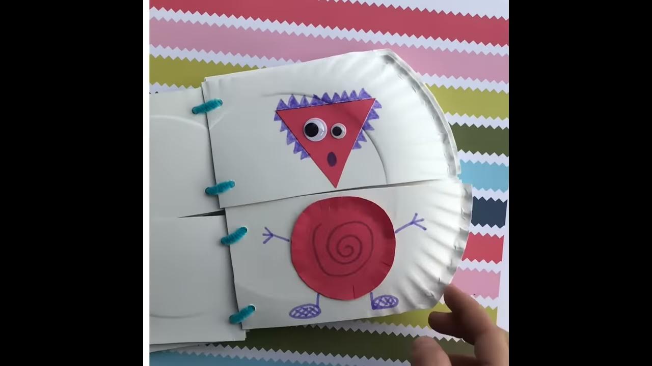 SHAPE MONSTER FLIP BOOK - YouTube