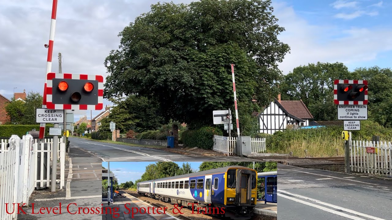 Hutton Cranswick Level Crossing, East Riding of Yorkshire - YouTube