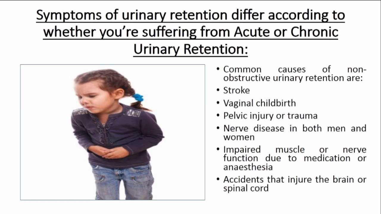 What Causes Urinary Retention YouTube