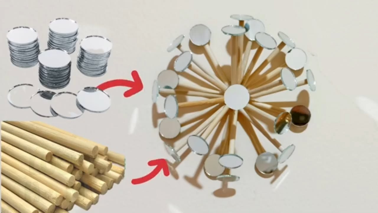 DIY Bamboo Sticks Wall Decor | Wall Hangings Ideas | Home Decorating ...