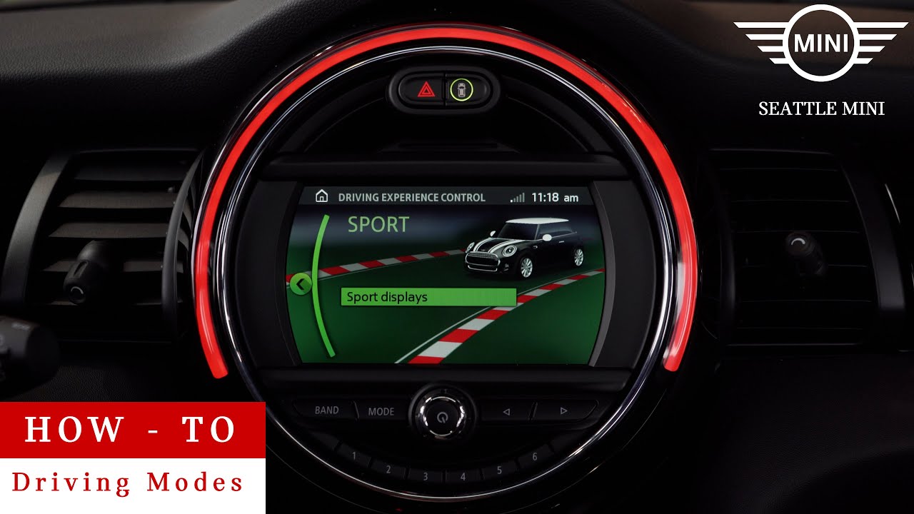 MINI driving modes explained - ECO, MED, RACE | How - To | Seattle MINI ...