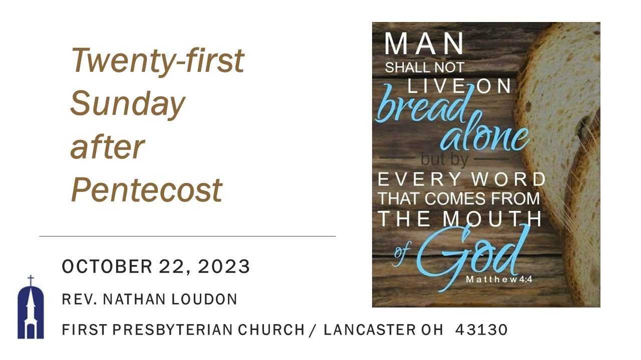 Twenty-first Sunday after Pentecost - YouTube