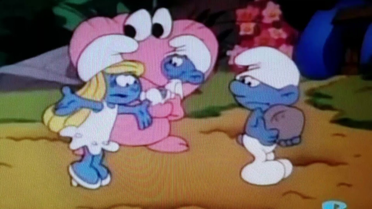 Smurfs a pet for baby Smurf - YouTube