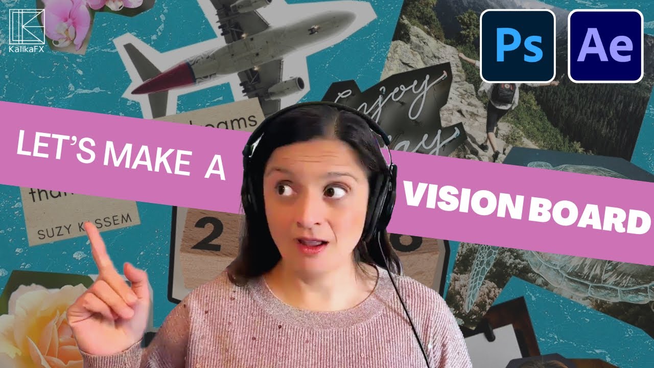Animated Vision Board for Instagram | Photoshop + After Effects ...