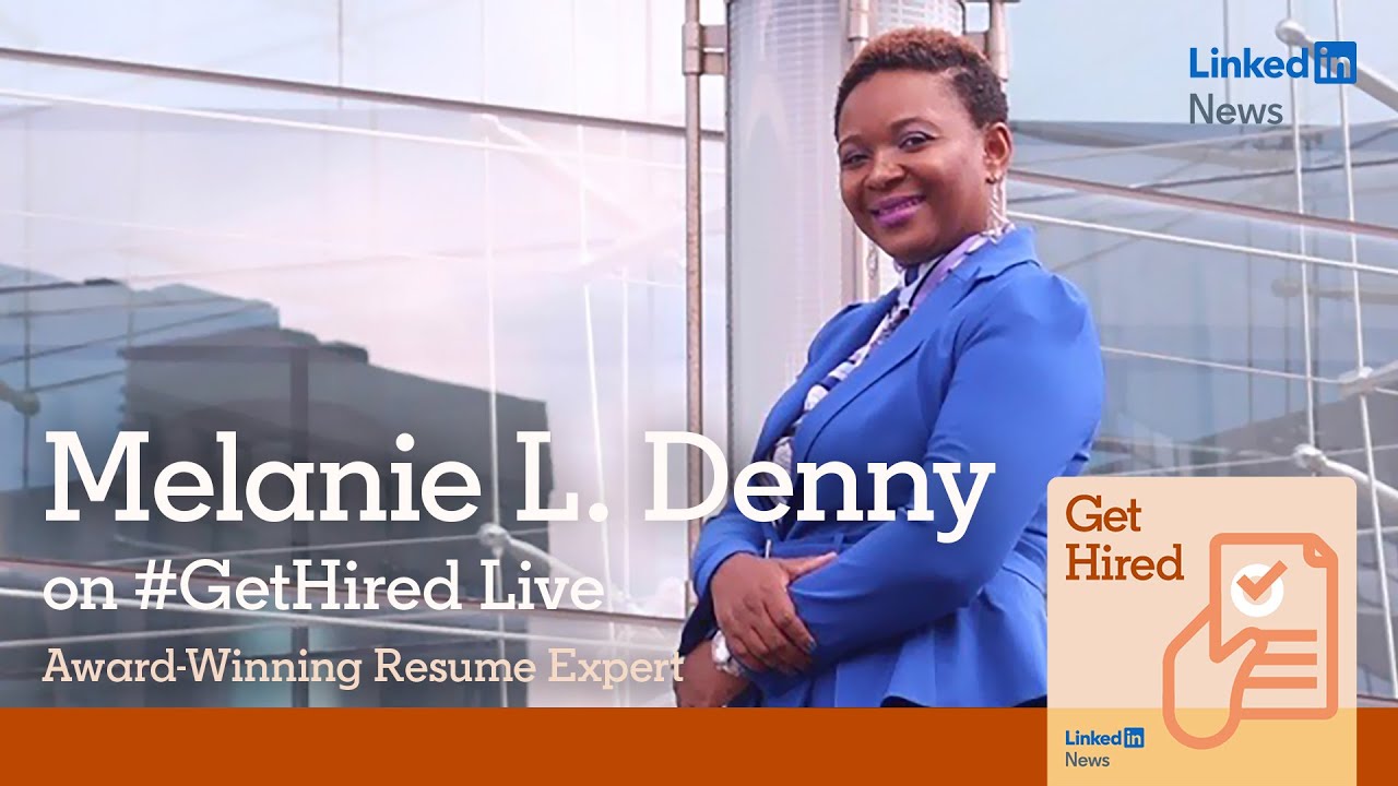 Get Hired Live: Melanie L. Denny - YouTube