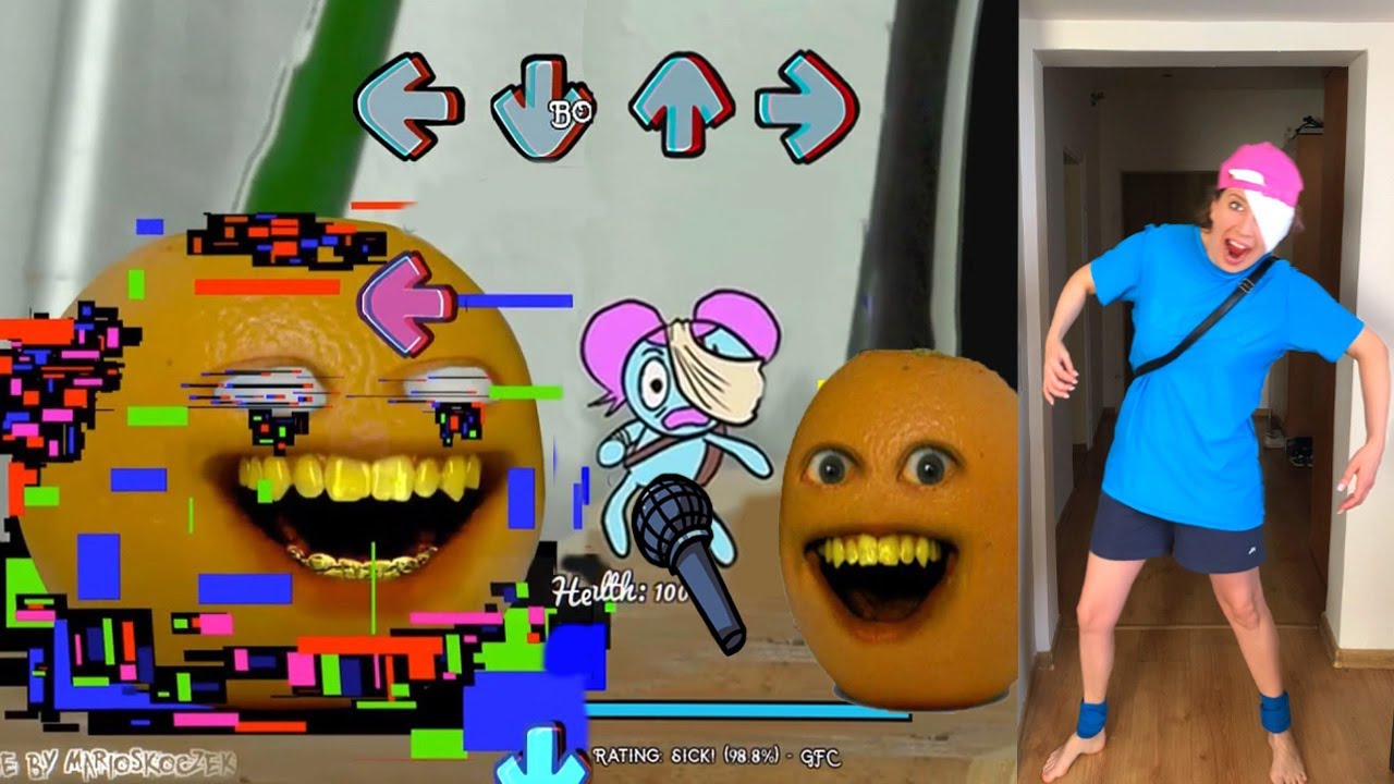 FNF VS Corrupted Annoying Orange | Annoying Orange x Come Learn With ...