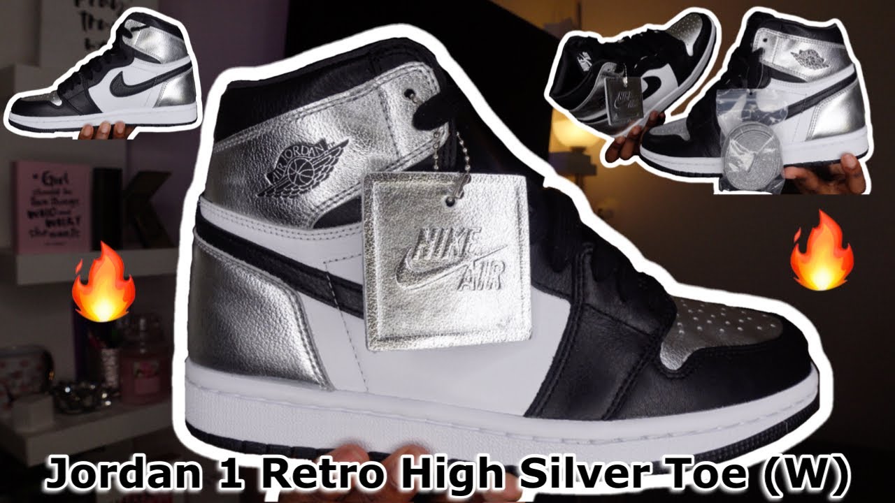 Jordan 1 Retro High Silver Toe (W) - YouTube