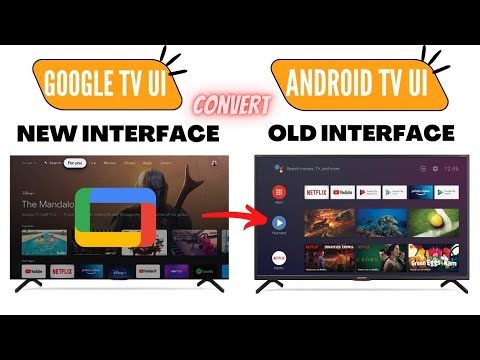 For Google tv to Android tv | convert Google tv to Android tv - YouTube