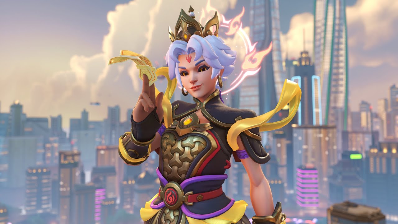 Guangmu Tianwang Kiriko Skin Preview | Overwatch 2 Season 15 Shop - YouTube