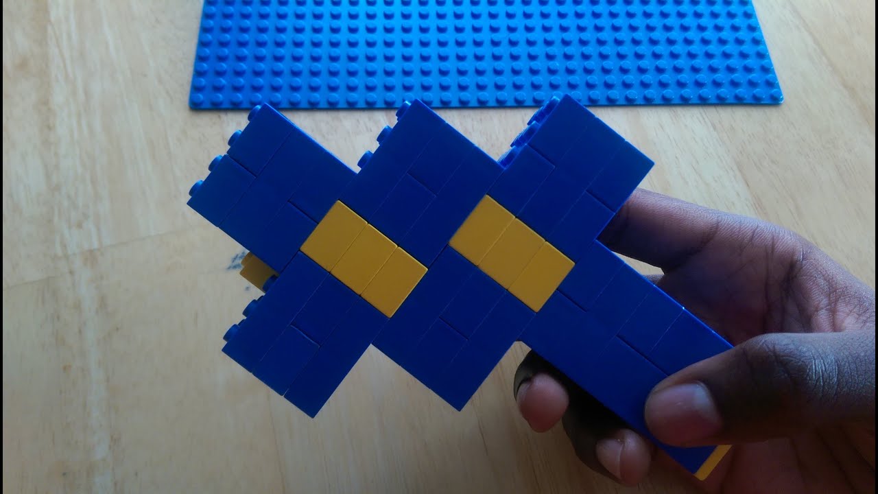 How to make a Lego pixel gun - YouTube