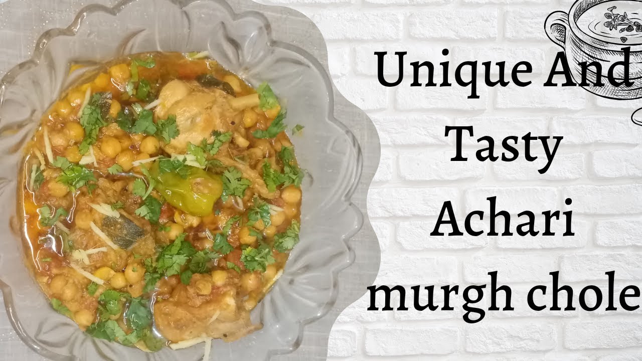 Unique and tasty Achari murgh chole recipe | wtc | by kulsoom nauman ...