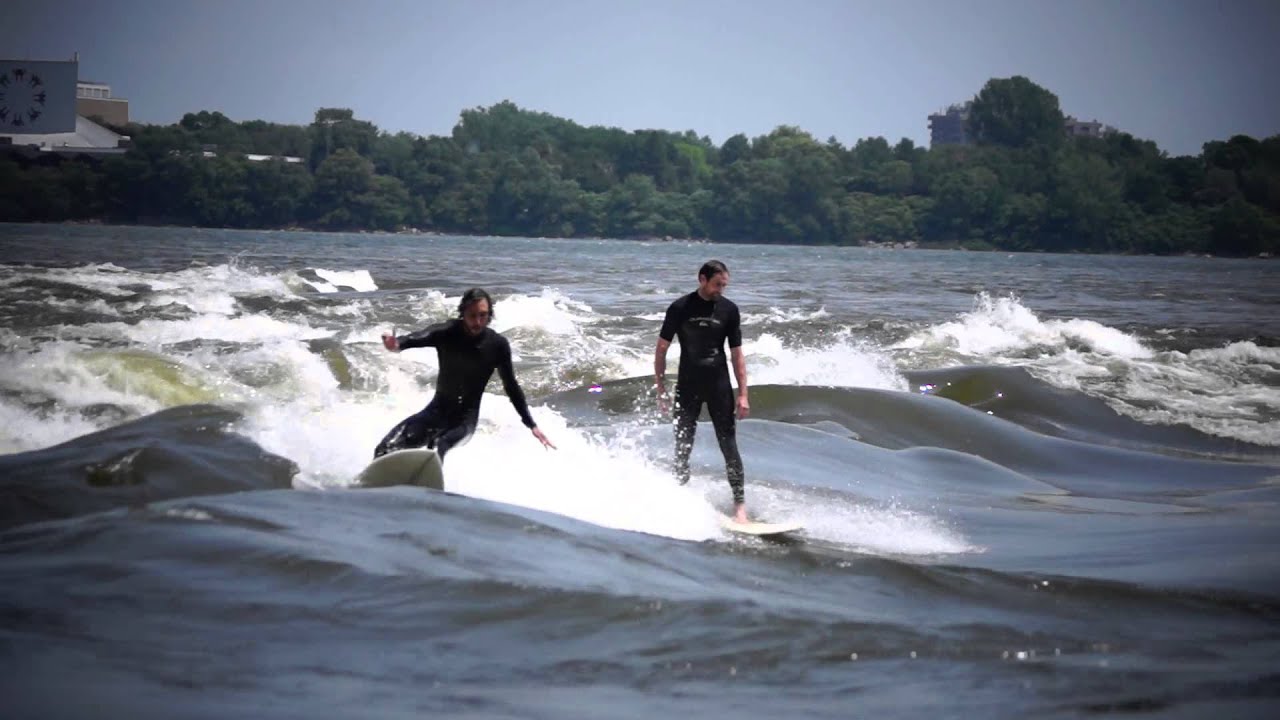 River Surfing In Montreal pt 2! - YouTube