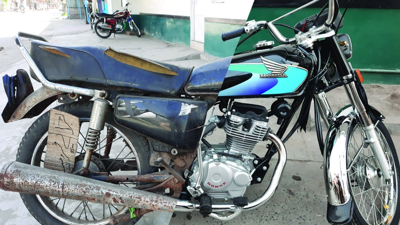 Vintage Honda CG 125 Restoration - YouTube
