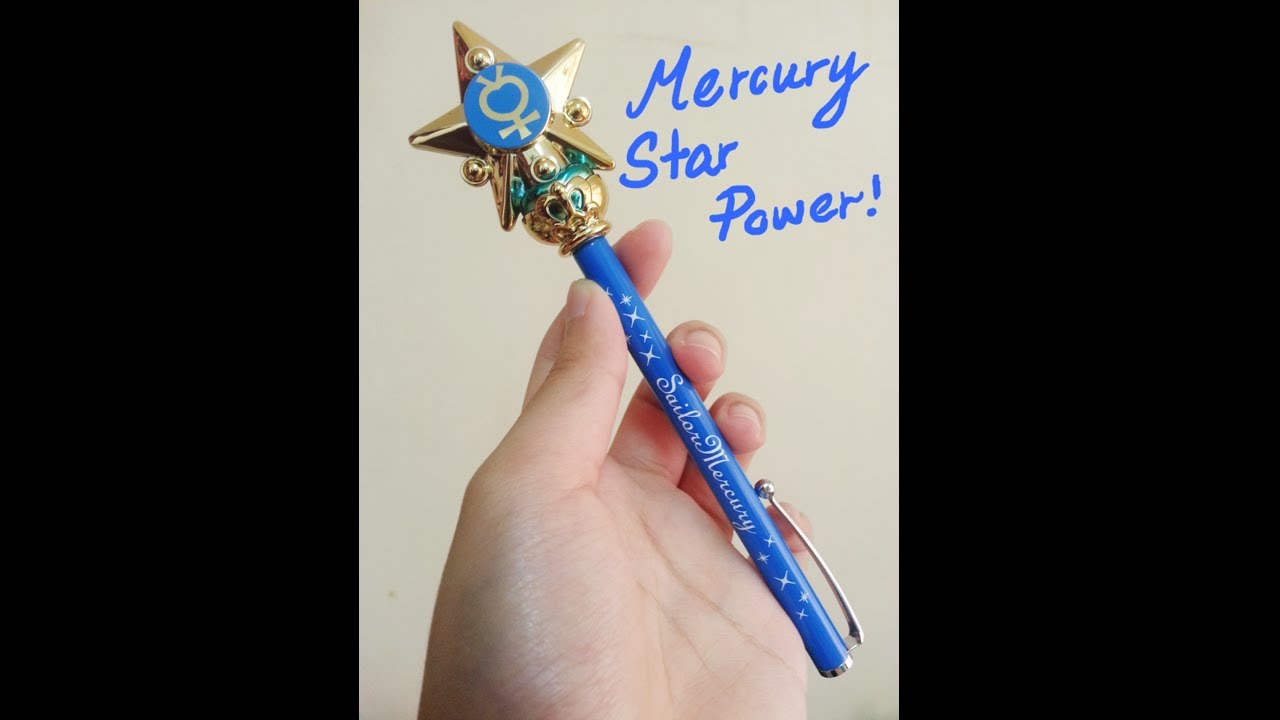Sailor Mercury Wand Pointer Pen Preview - YouTube