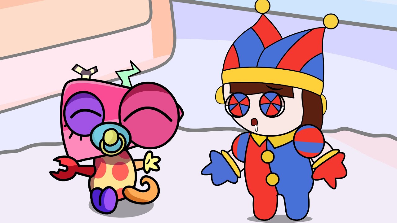 Baby Pomni vs Baby Zooble | The Amazing Digital Circus | Janet Animation - YouTube